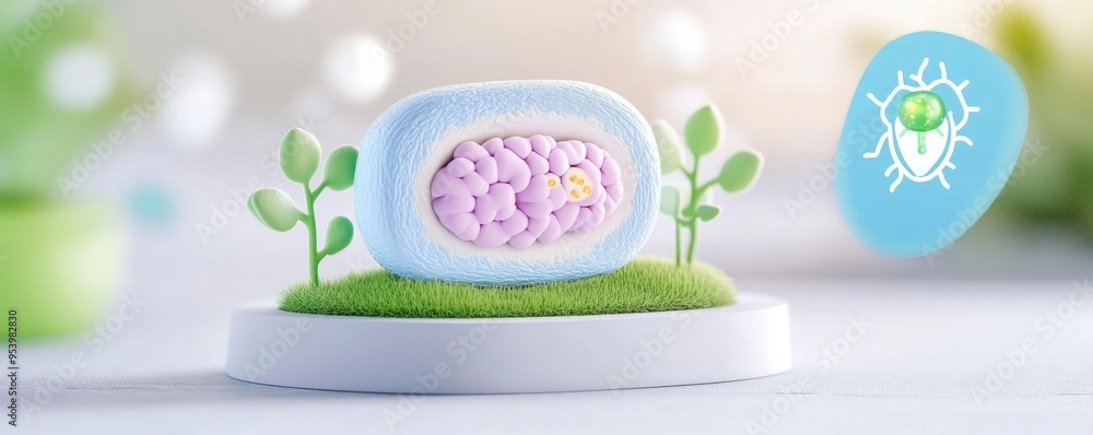 diagram of a plant cell, labeling key parts such as the cell wall ...