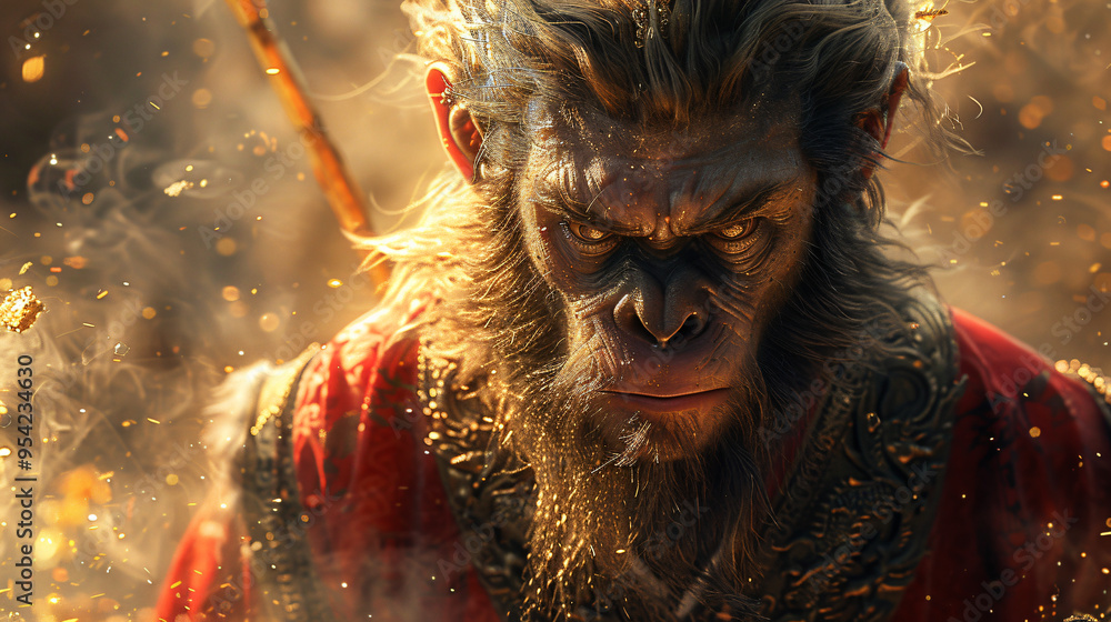 Chinese mythological journey to the West character Sun Wukong ...