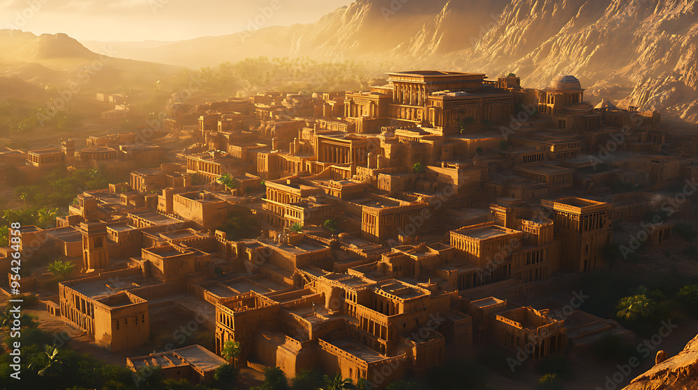 Hyper realistic Indus Valley Civilization Stock Photo | Adobe Stock