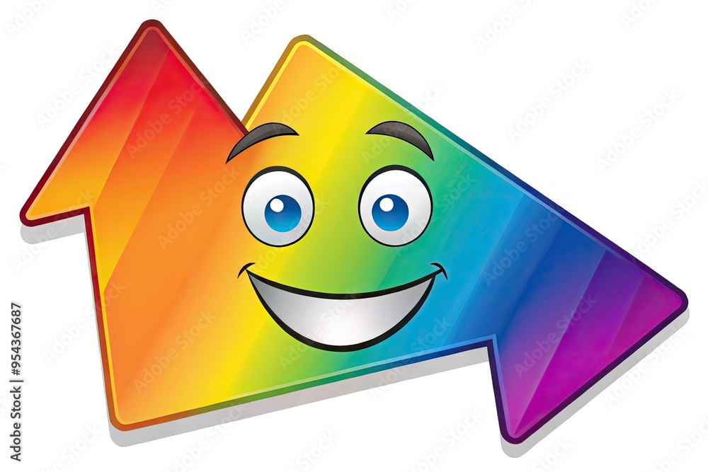 Vibrant, playful, and whimsical clipart featuring a cheerful ...