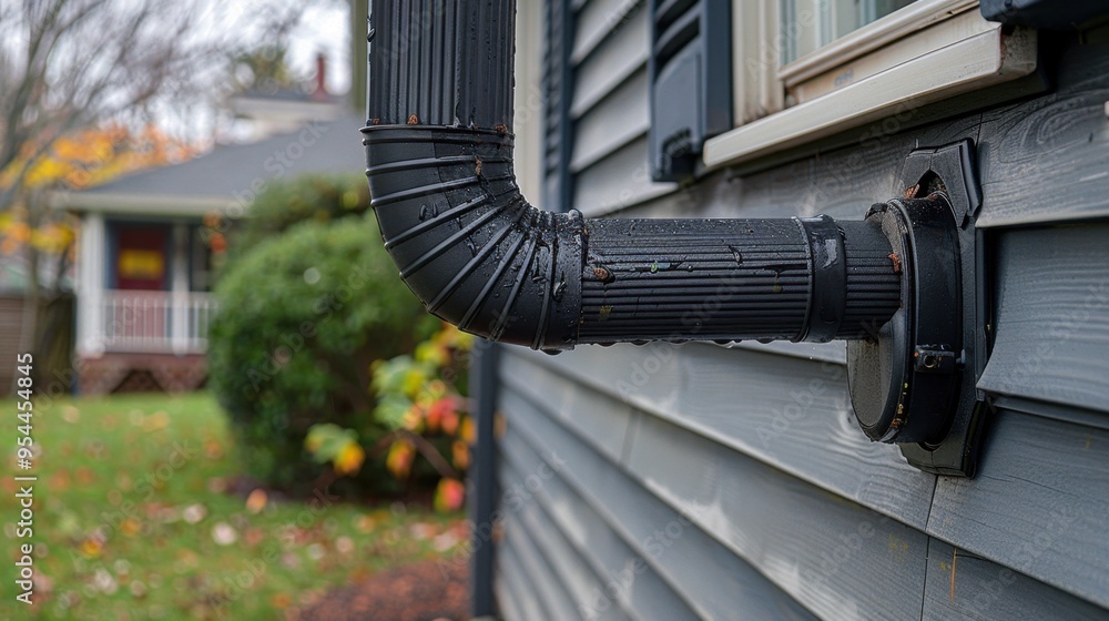 Downspout: A pipe that directs rainwater from your gutter system to the ...