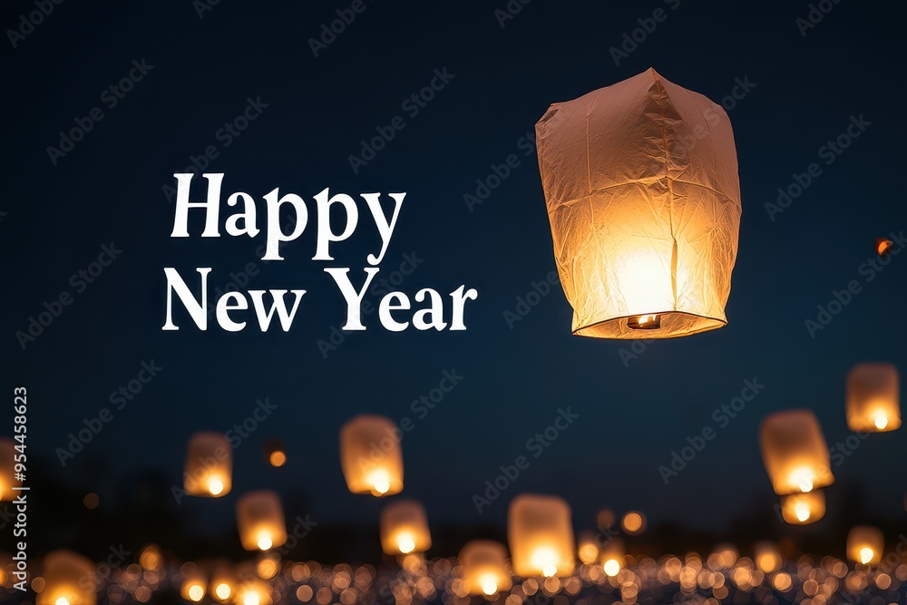 Lantern Festival Collage: Pictures of lanterns being released into the ...