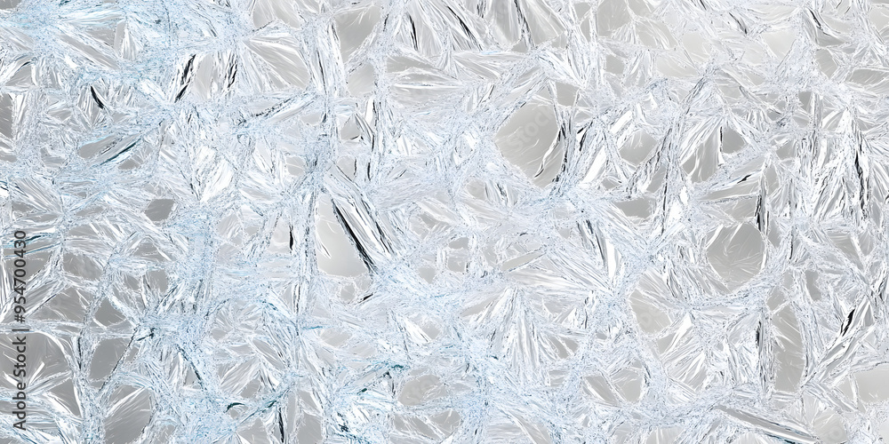 Seamless frozen cracked ice block background transparent overlay. Icy ...