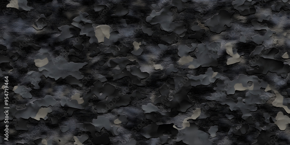 Seamless rough textured military, hunting or paintball camouflage ...