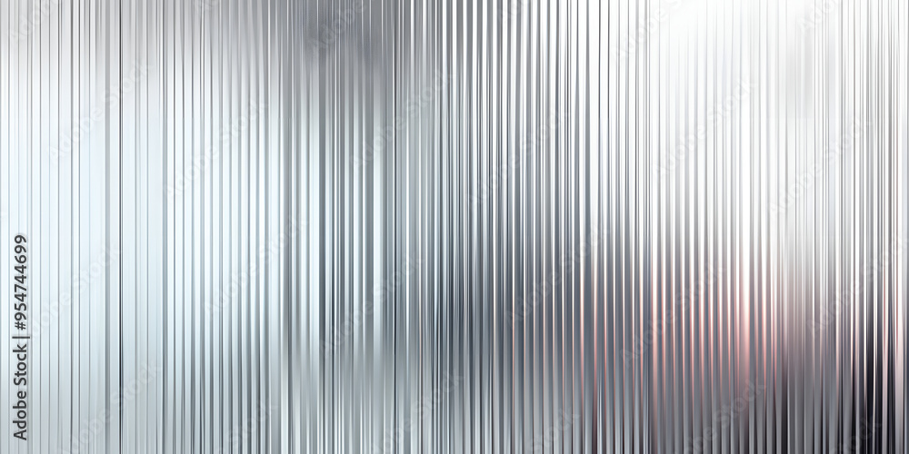 Ilustración de Stock Seamless corrugated ribbed privacy glass ...