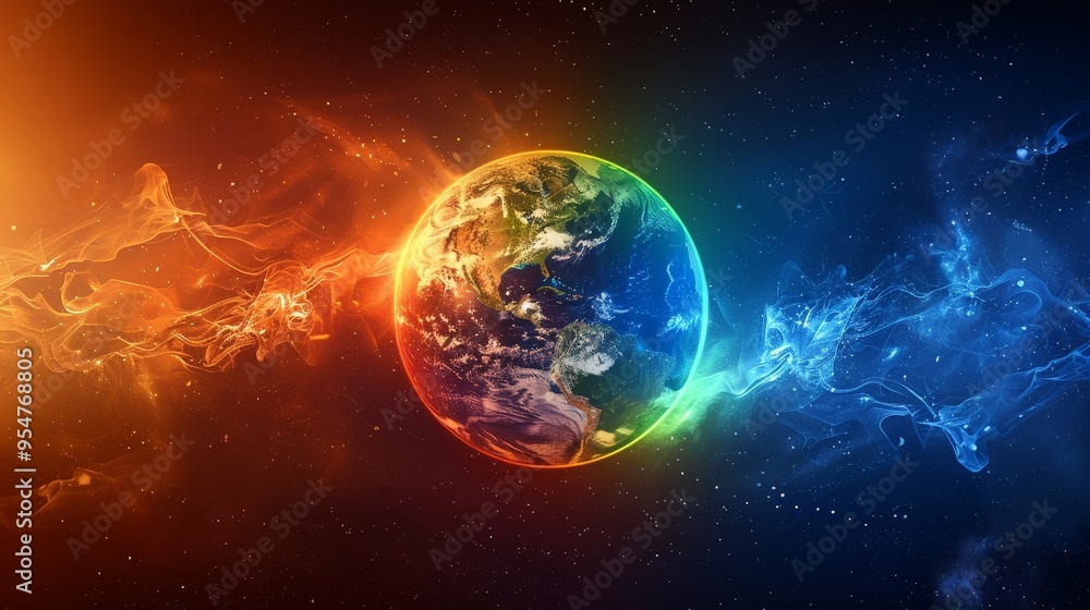 Describe the Earth's energy balance. How do factors like solar ...