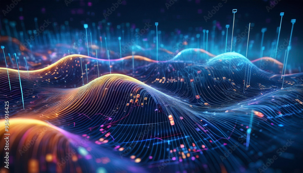 Big data technology Data science analysing artificial intelligence ...
