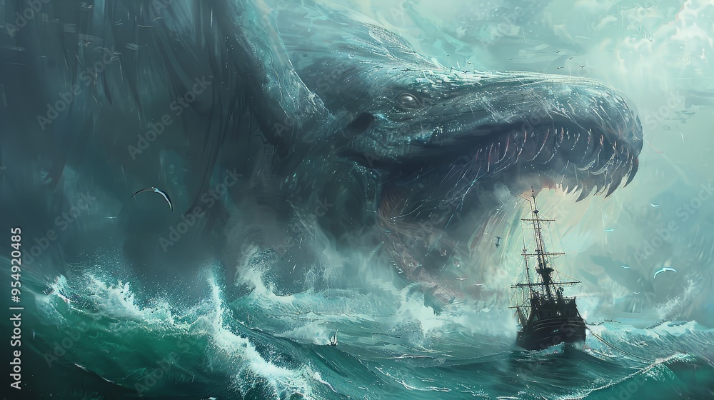 The epic journey of a ship lost at sea, where the crew faces monstrous ...