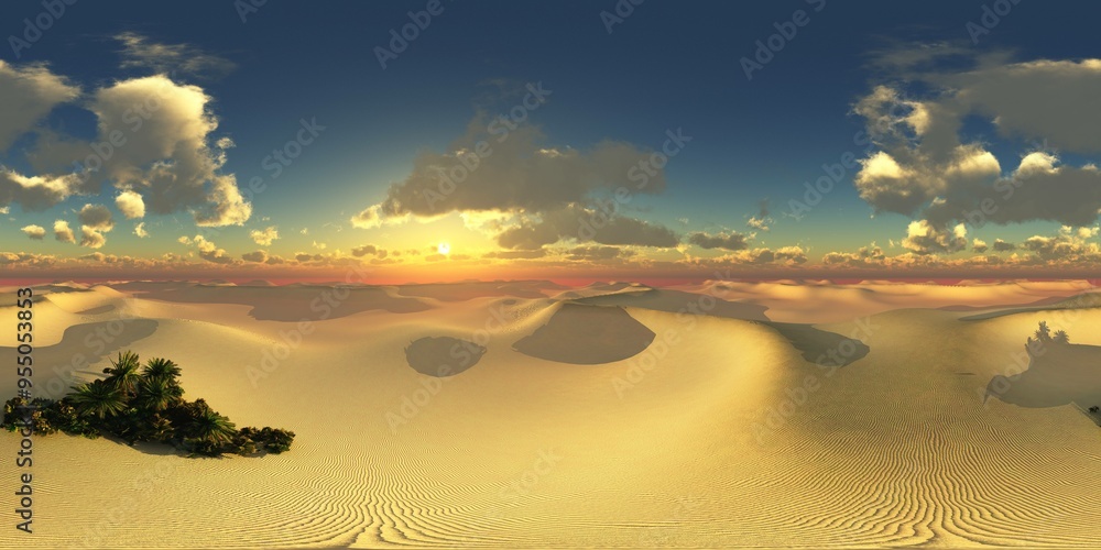 Environment map. HDRI map. Equirectangular projection. Spherical ...