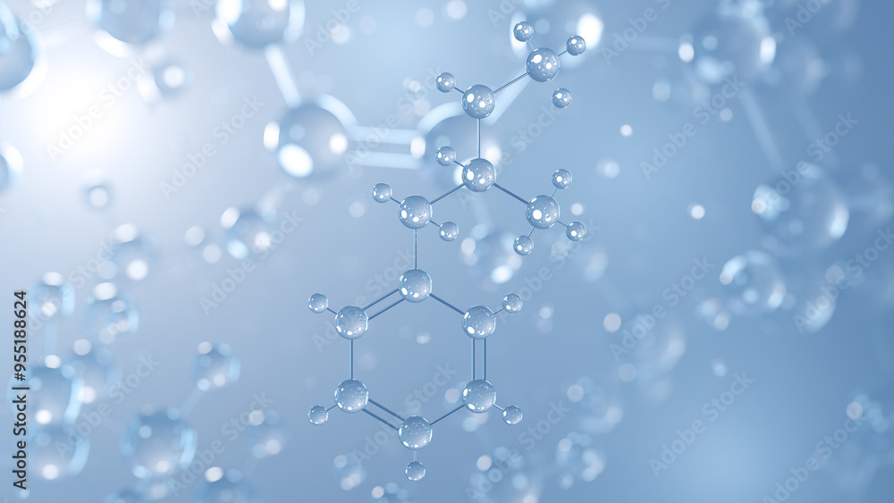 methamphetamine molecular structure 3d, n-methylamphetamine, structural ...