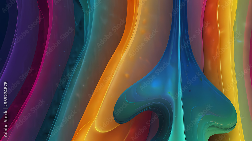 A fluid abstract background featuring the delicate balance between ...