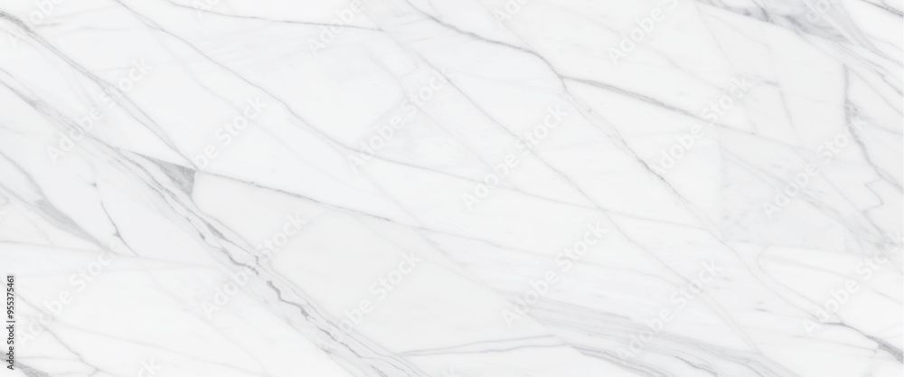 Luxury White Gray Marble texture background vector. Panoramic Marbling ...