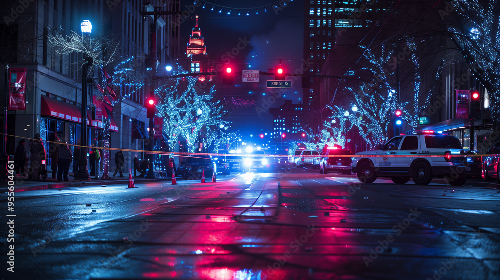 High-Resolution Police Crime Scene Photography: Authentic Law ...