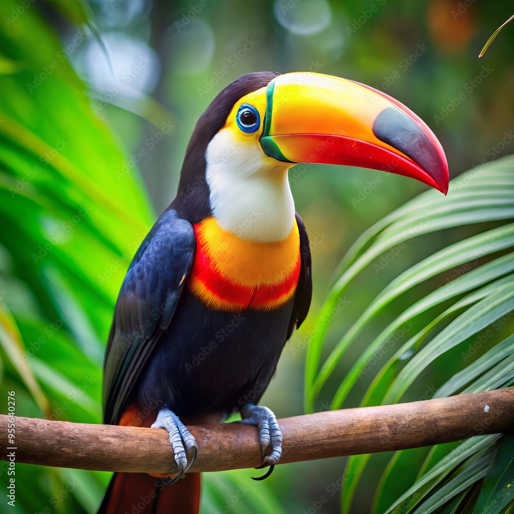 Bright colors and features of the toucan: a unique creature of wildlife ...