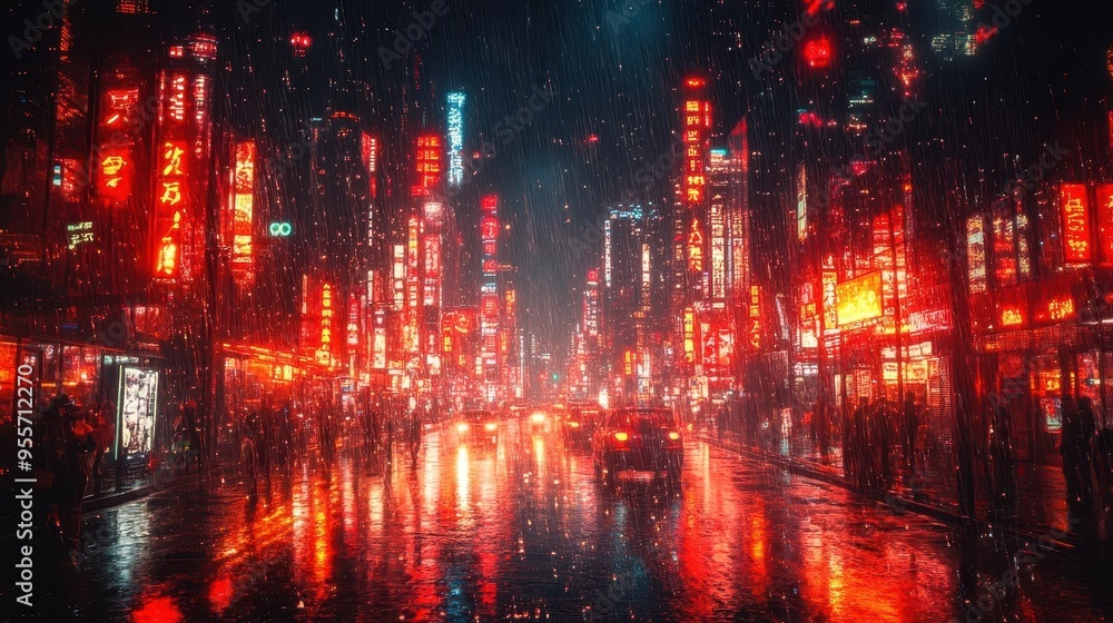 quantum storm system data cloud lightning binary rain glitching reality ...