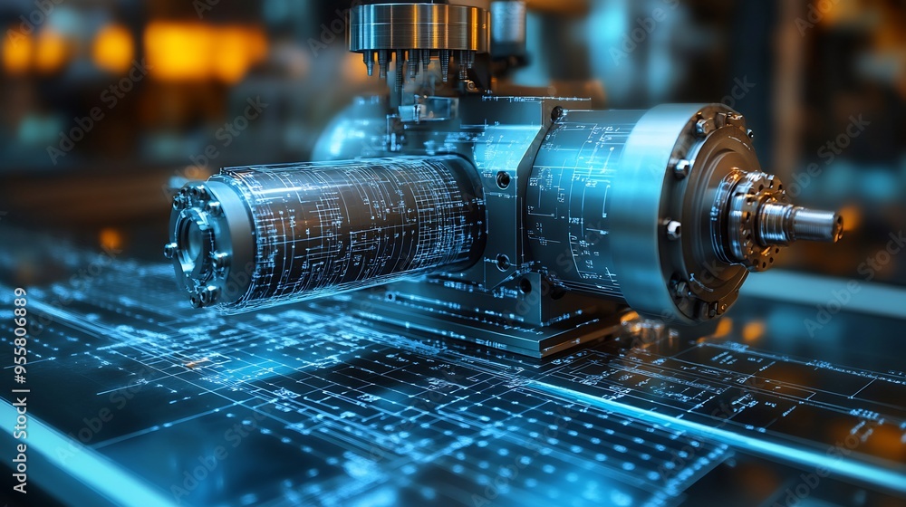 Industrial machine blueprint detailed schematics parts lists and ...