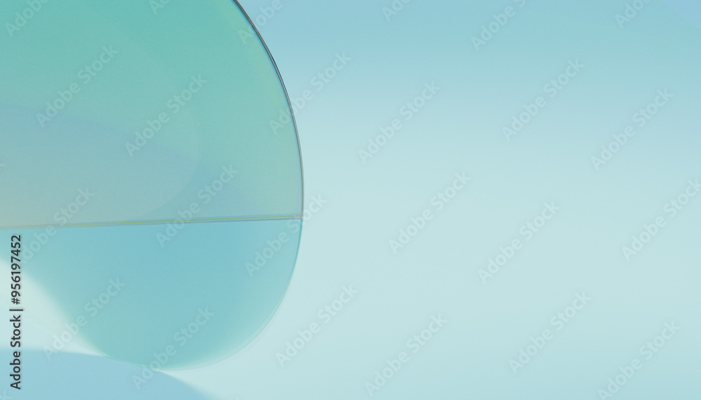 Blue colored 3D background with glass refraction Stock Illustration ...