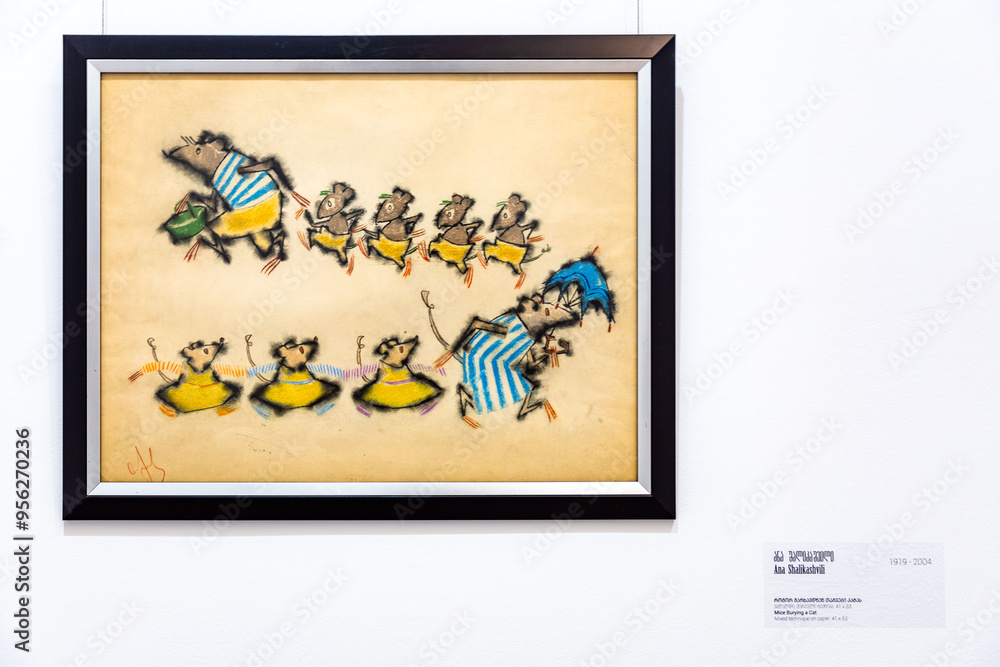 Artworks by Ana Salikashvili, the Fine Arts Gallery of Georgia in ...