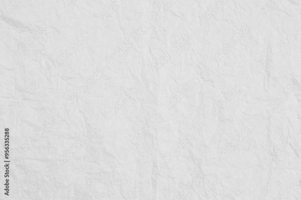 Abstract white crumpled paper texture background, blank white wrinkled ...