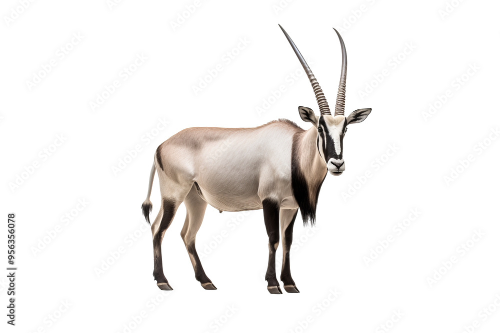 Arabian oryx in PNG format with transparent background, ideal for ...