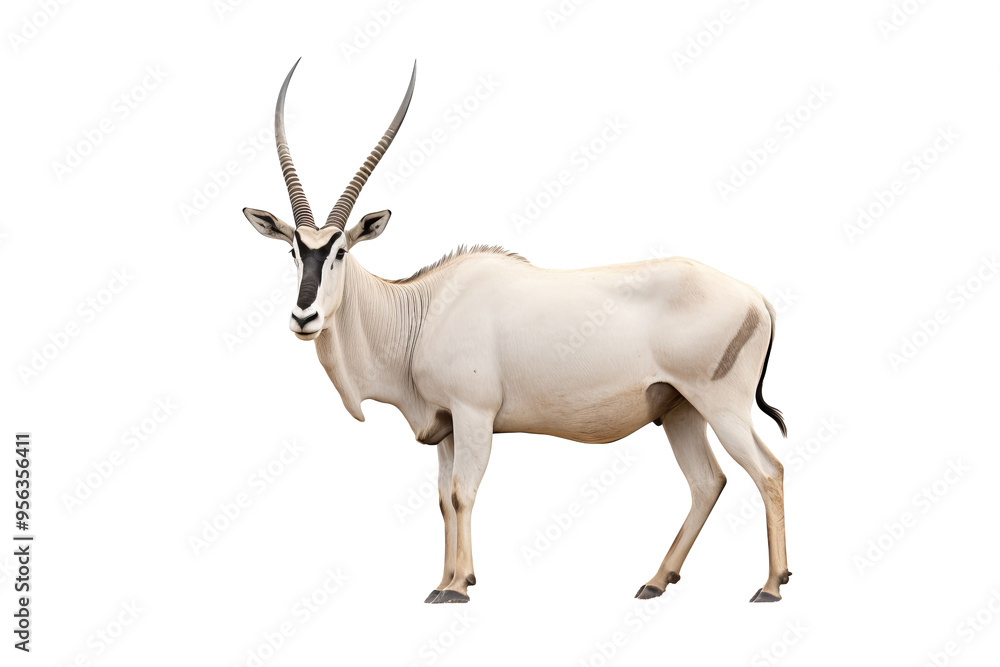 Arabian oryx in PNG format with transparent background, ideal for ...