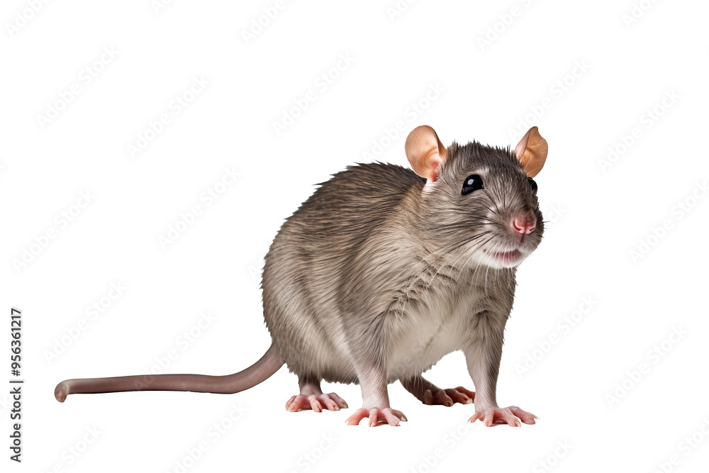 High-resolution rat isolated on transparent background for realistic ...