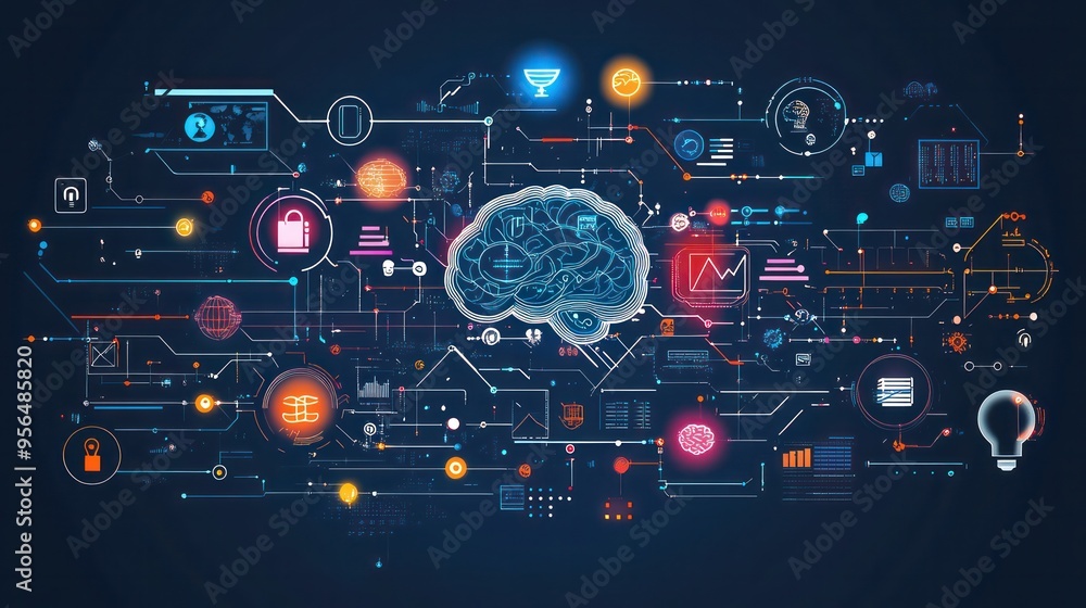 Infographic for AI in business highlighting artificial intelligence ...