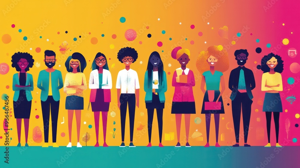 Stock-Illustration „Infographic for inclusive business highlighting ...