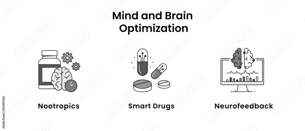 Gut Health and Wellness Illustration. Including Probiotics and ...