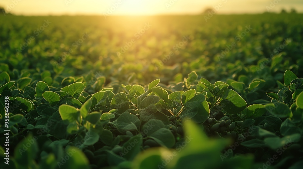 soybean crop in Brazil large soybean plantations agriculture in the ...