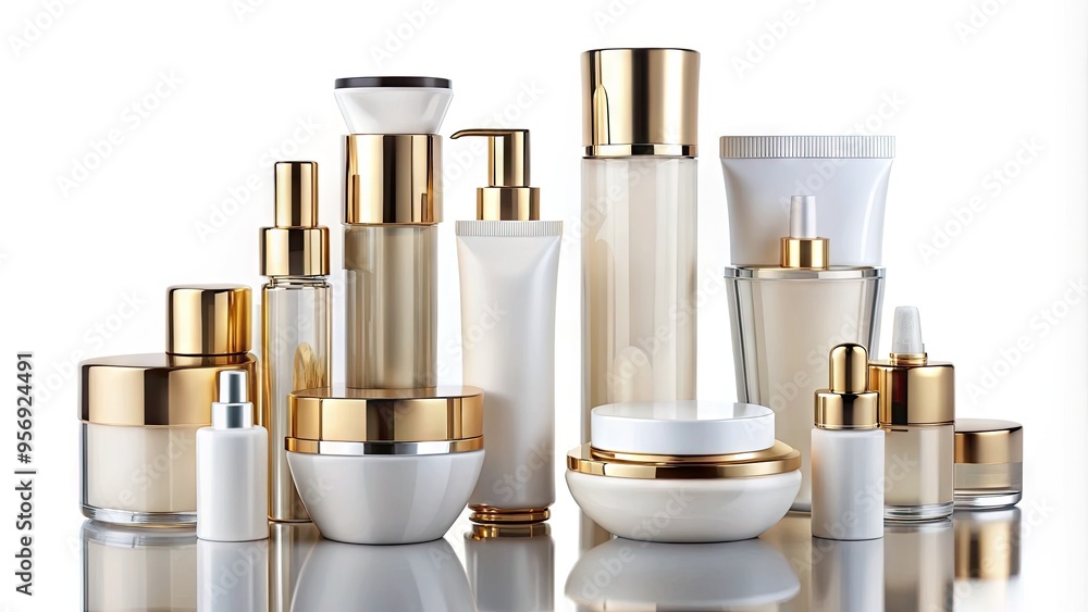 Elegant packaging designs for luxury skincare and cosmetics products on ...