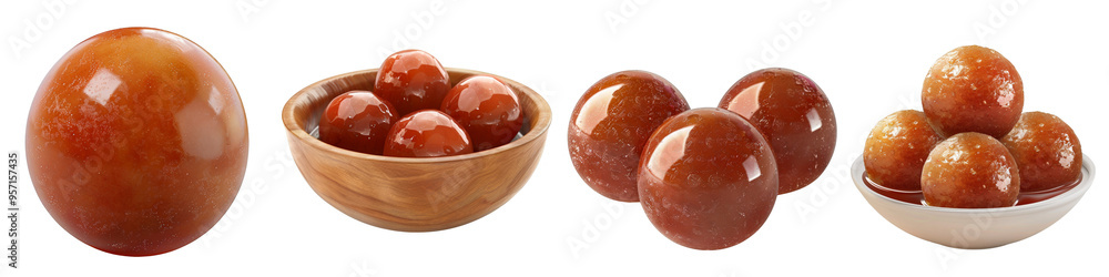 Gulab Jamun clipart collection, symbol, logos, icons isolated on ...