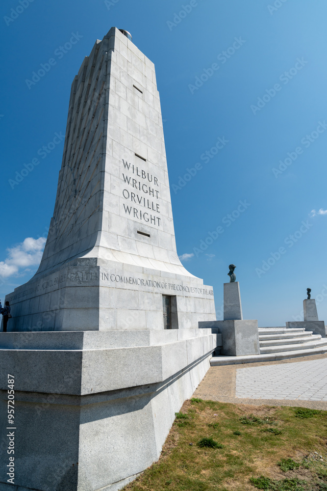Kitty Hawk, North Carolina - September 1, 2024: Wright Brothers ...