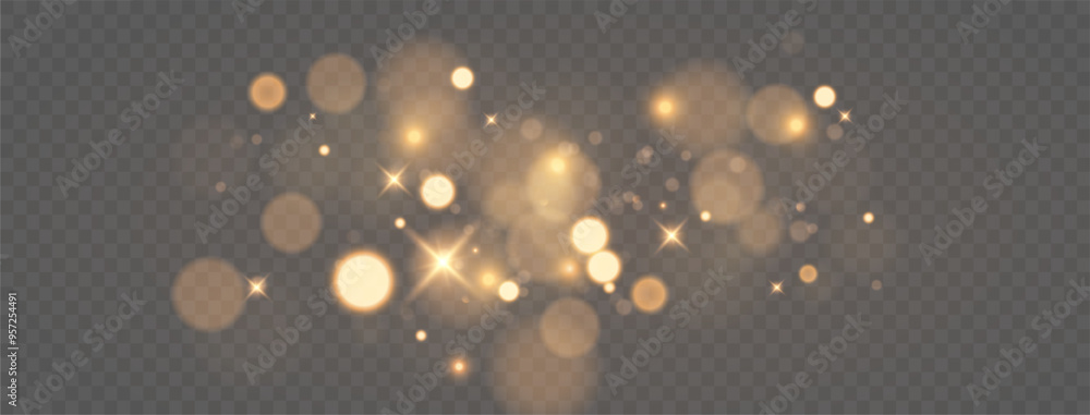 Christmas dust glowing bokeh confetti light and glitter texture overlay ...