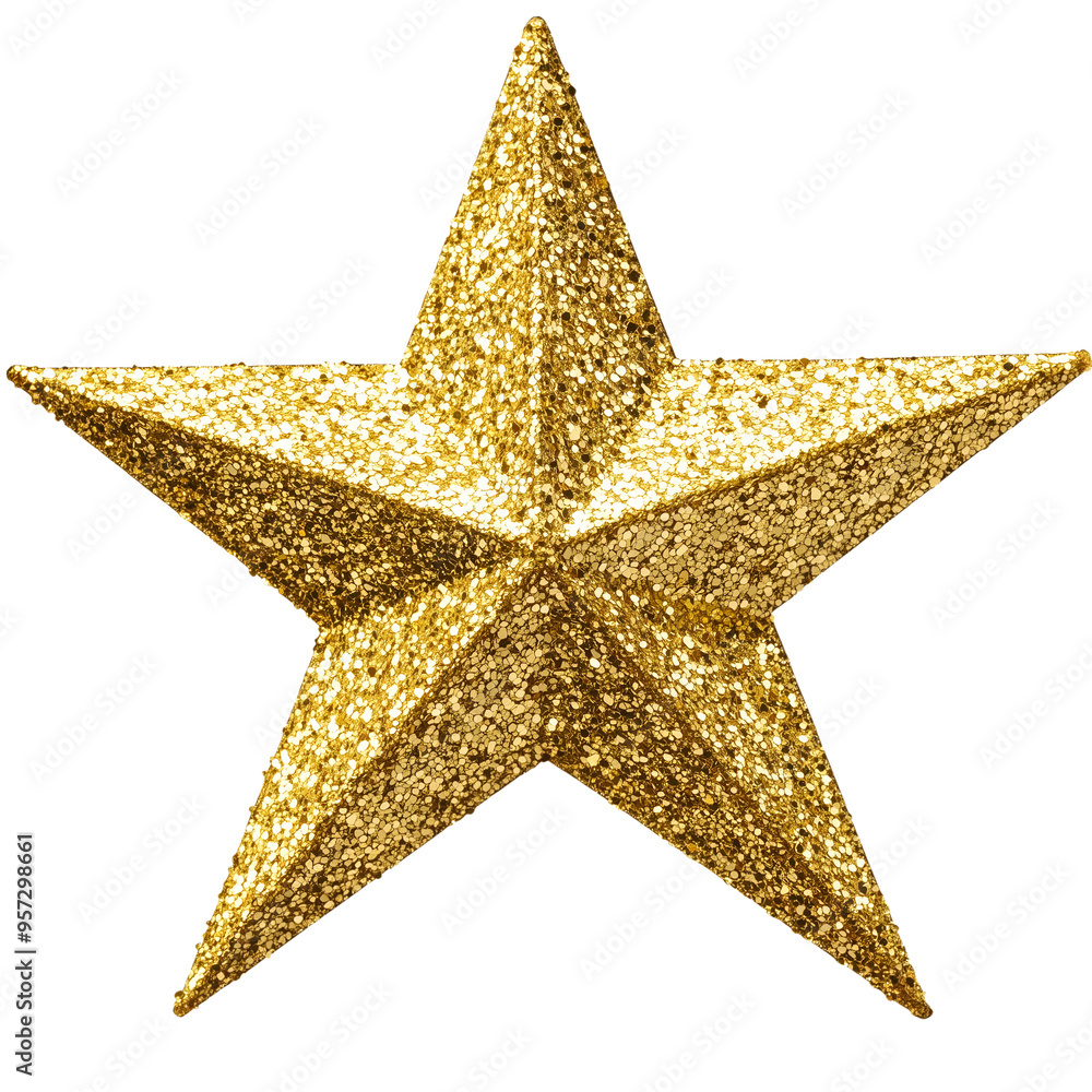 gold star isolated on transparent background Generative Ai. Stock Photo | Adobe Stock