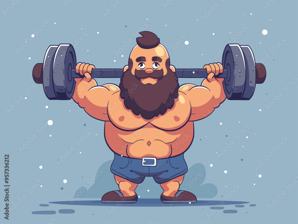 Strongman Brute Force Lifting Heavy Weight: A Display Of Raw Power And ...