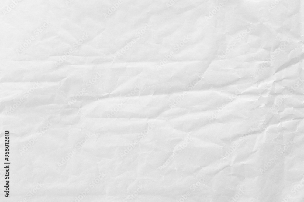 Abstract wrinkle white paper texture background, blank white paper ...
