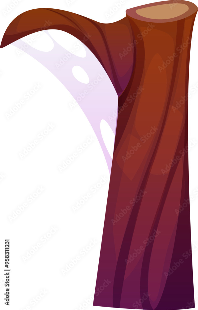 Vector de Stock Number Halloween font, cartoon evil type, funny scary ...