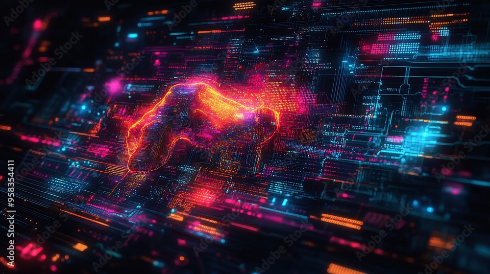 Vector mind map digital art techniques such as vector graphics pixel ...