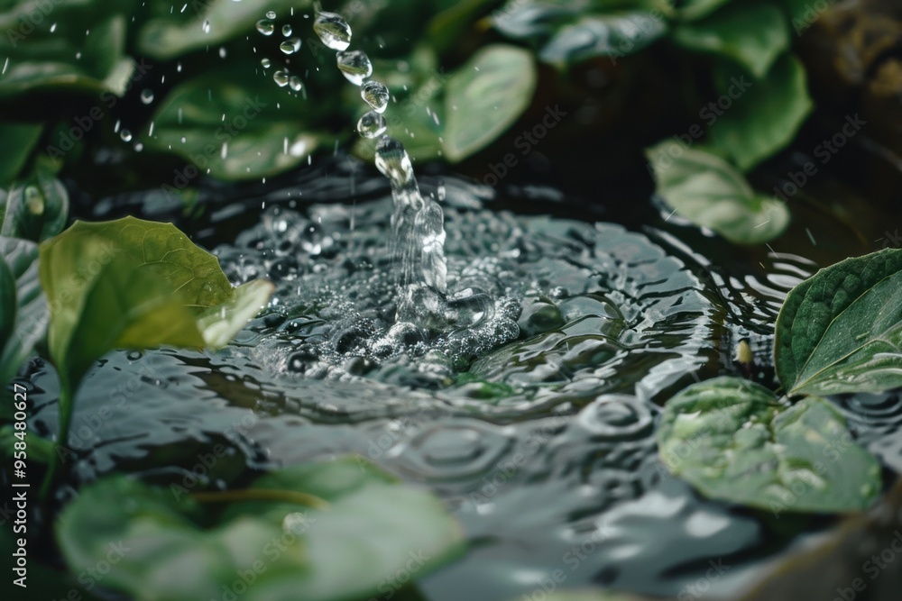 Orthodox holy water, used in spiritual rituals, symbolizing divine ...