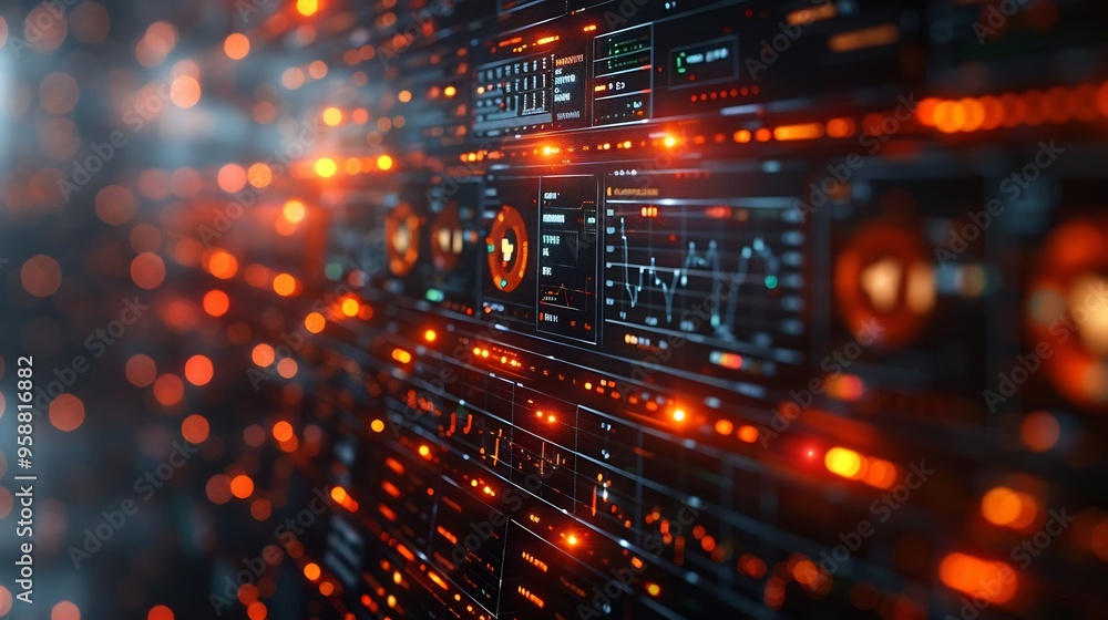 Dynamic graphic of financial risk management showcasing risk assessment ...