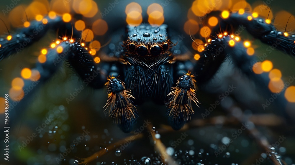 Myth of the Anansi a trickster spider god ancient African folklore ...