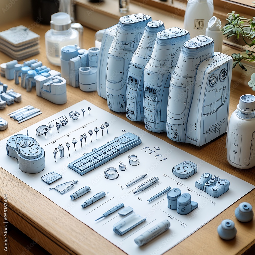 Medical Device Design Illustrations of design process for medical ...