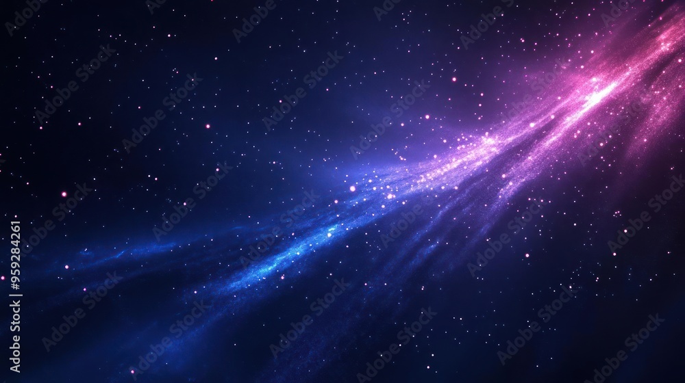 a nighttime image of the cosmos, Stock Photo | Adobe Stock