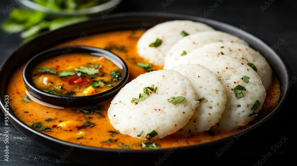 Ragi Idly finger millet Idli Sambar coconut chutney healthy home made ...