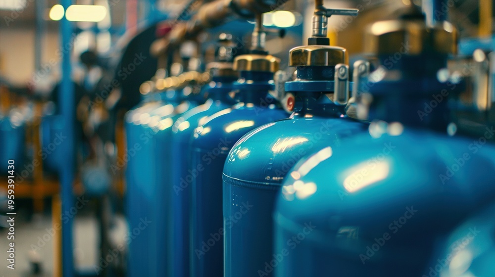 Liquefied Oxygen Production in a Factory: Oxygen Cylinder with ...