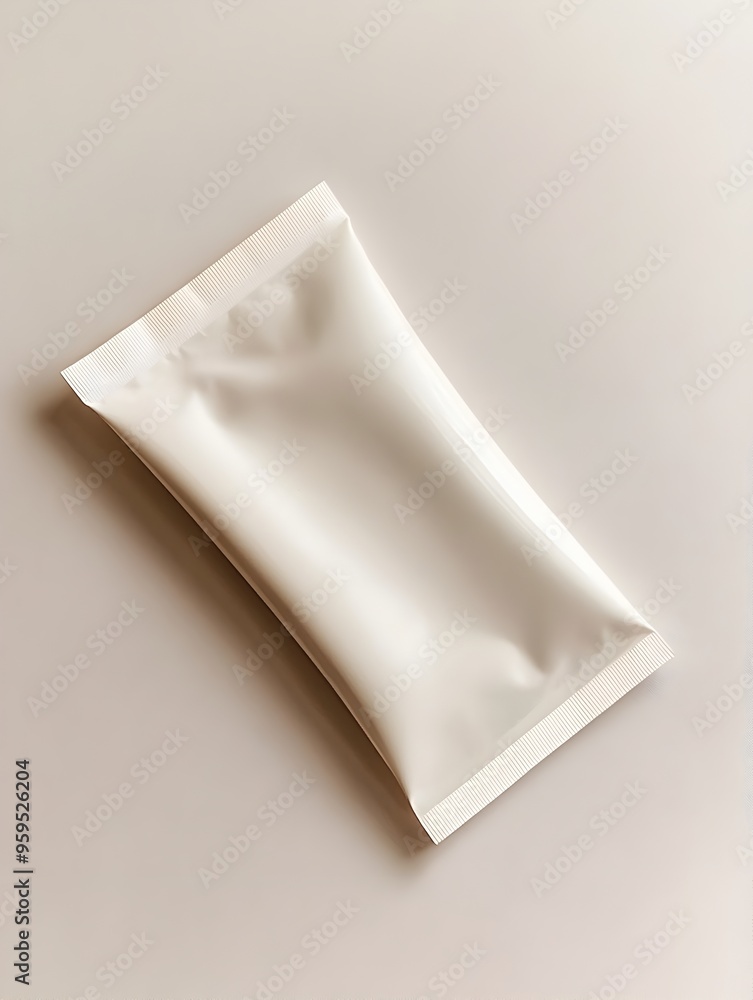 Flat Rectangular Sachet for Single-Use Face Mask Packaging with Tear ...