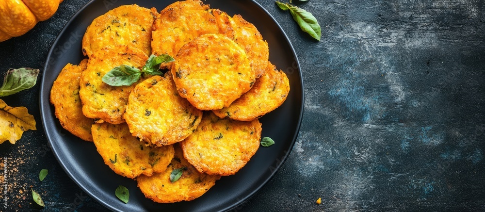 Traditional South African pumpkin fritters referred to as ...