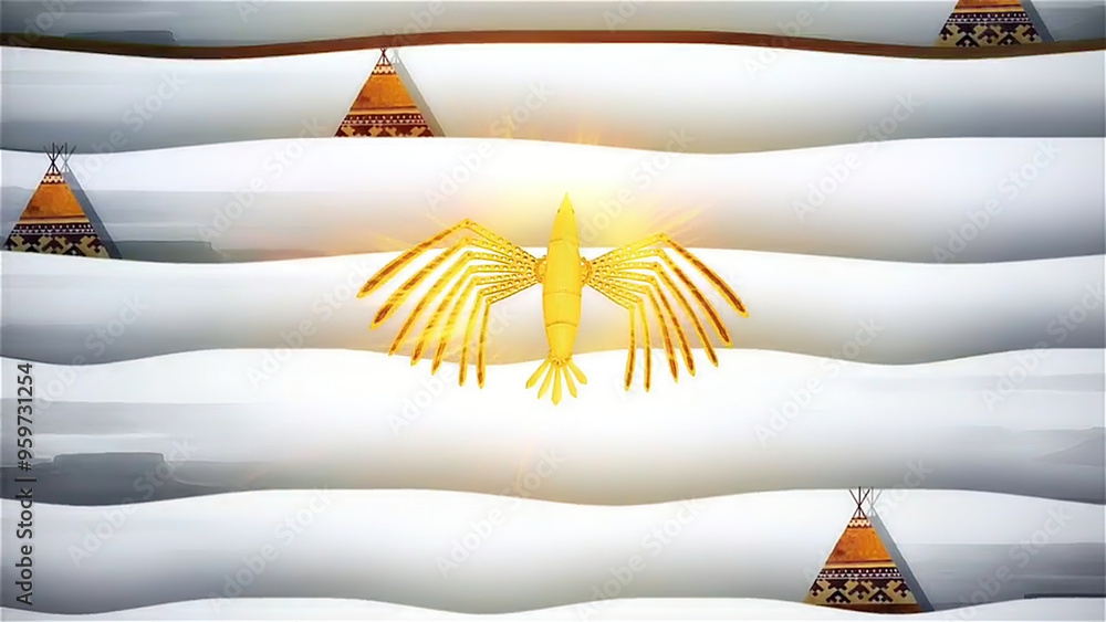 Visualization of the cuckoo bird fairytale of nenets people of the far ...