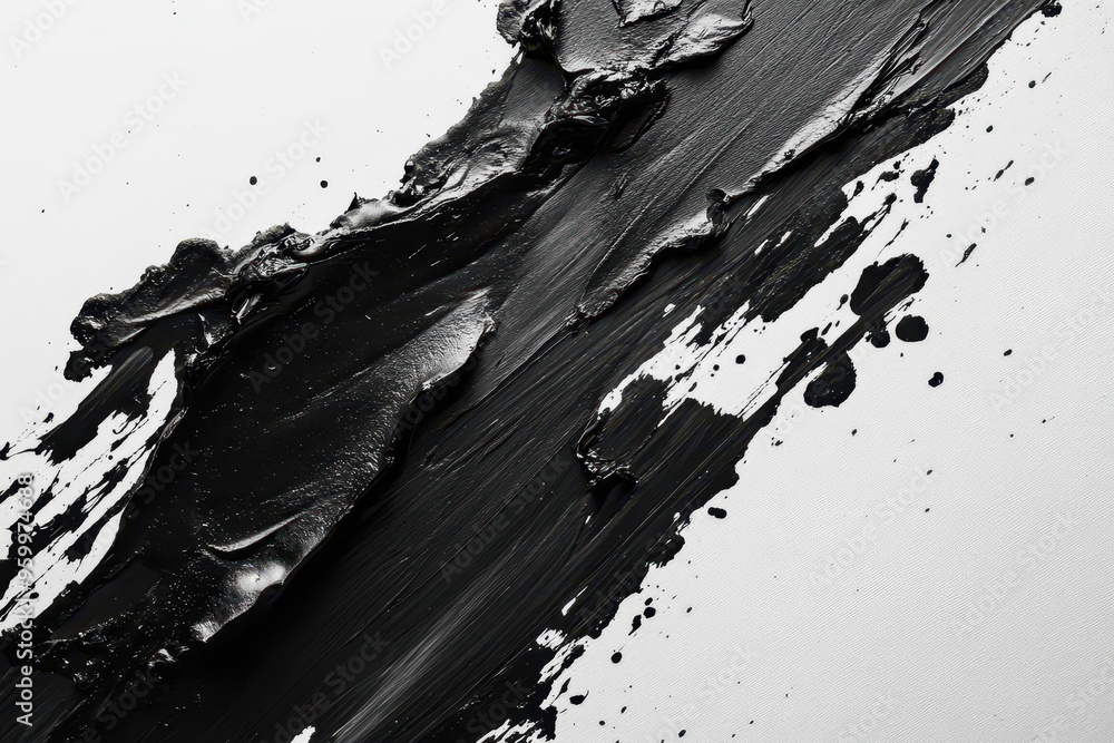 ink splatter creating organic shapes torn paper texture overlaid gritty ...